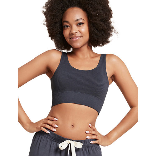 Köp Boody Bambu BH Ribbed Seamless Storm Mörkgrå - Mecindo – Mecindo.se