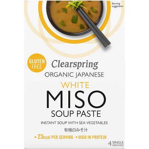 Köp Clearspring Misosoppa Pasta Vit m. Tång Eko 60 g - Mecindo – Mecindo.se