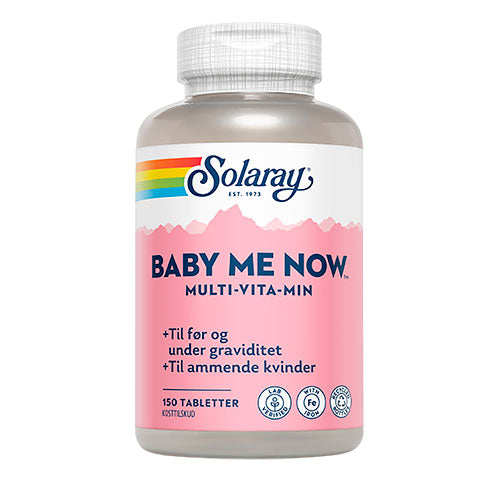 Köp Solaray Baby Me Now Multivitamin 150 Tabletter - Mecindo – Mecindo.se
