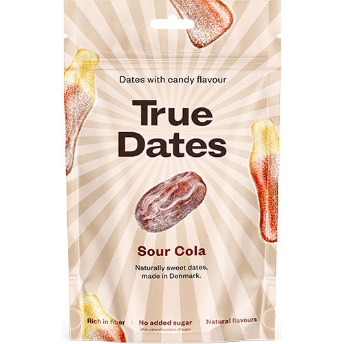 Köp True Dates Sour Cola Dadler - Dadlar med smak 100 g - Mecindo ...